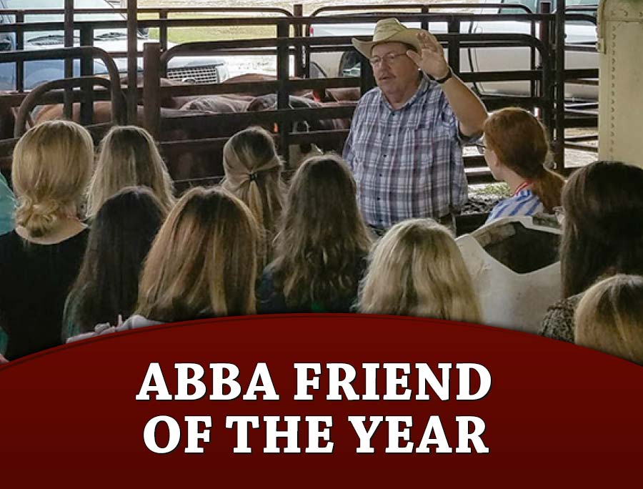 ABBA Friend of the Year – Dr. Joe Paschal – The Brahman Journal